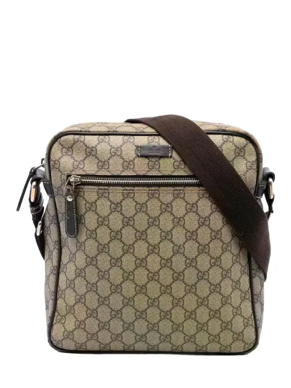 Gucci Gg Supreme Crossbody Bag - Neutrals