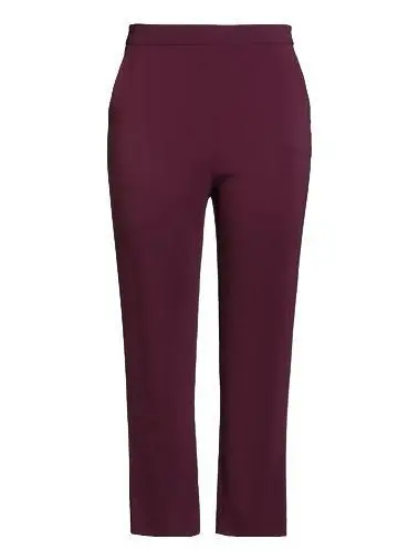 Pinko Viscose And Elastane Cropped Tapered Pants - Purple