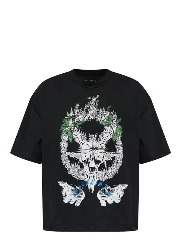 ALLSAINTS Palm Ripper Crew-neck T-shirt - Black