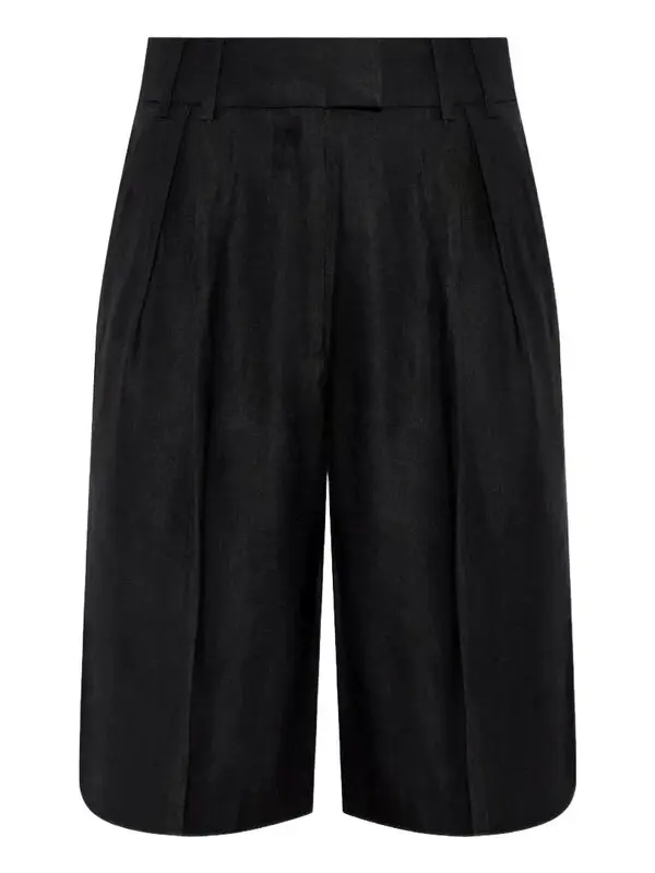 ALLSAINTS Pleated Tailored Shorts - Black