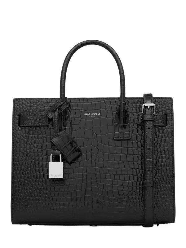 Saint Laurent Sac De Jour Bag - Black