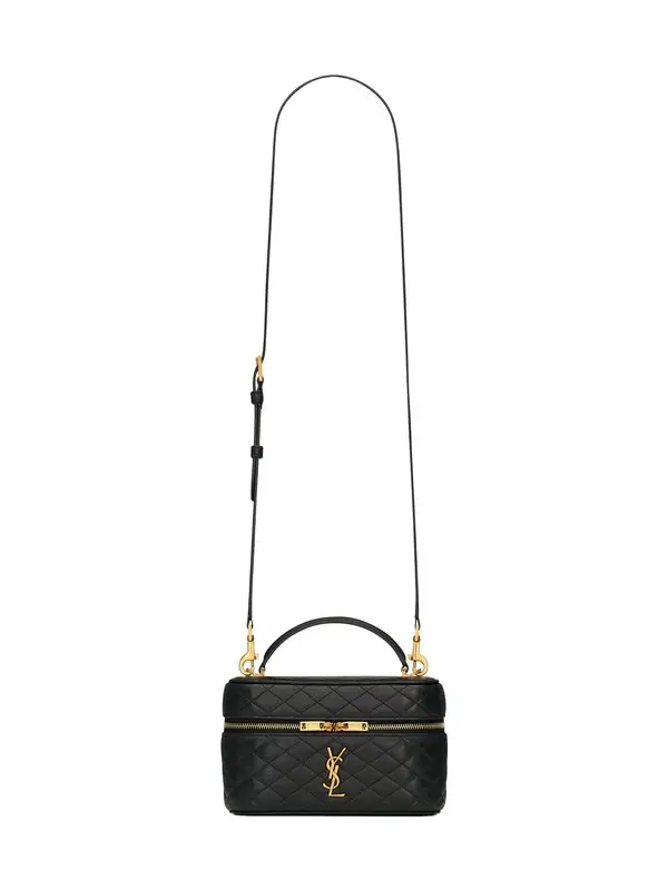 Saint Laurent Gaby Vanity In Lambskin - Black