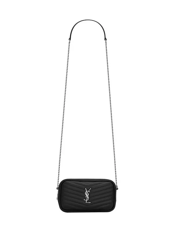 Saint Laurent Mini Lou Camera Bag - Black