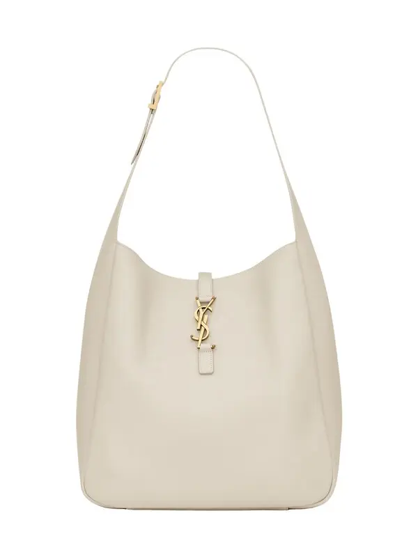 Saint Laurent Le 5 À 7 Supple Large Bag - White