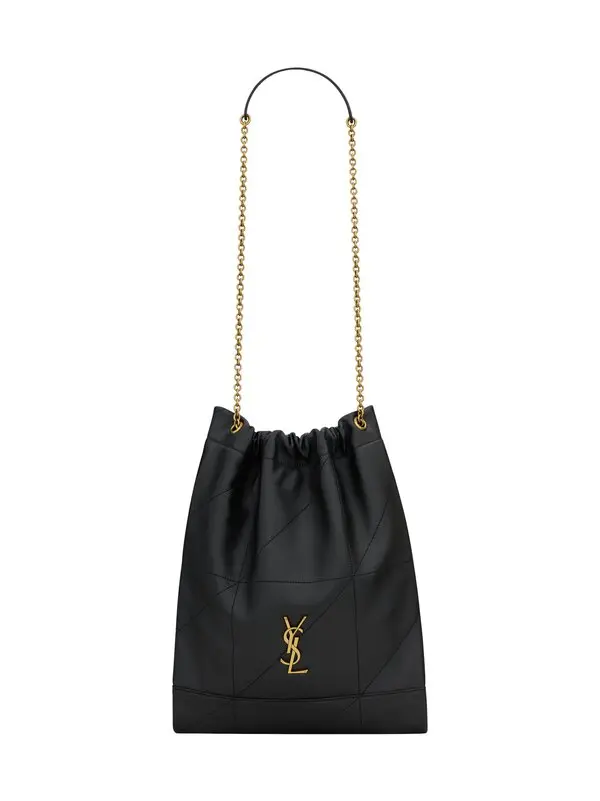 Saint Laurent Jamie Pouch In Lambskin - Black