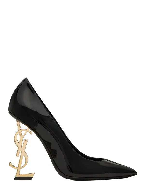Saint Laurent Opyum Pumps In Patent Leather - Black