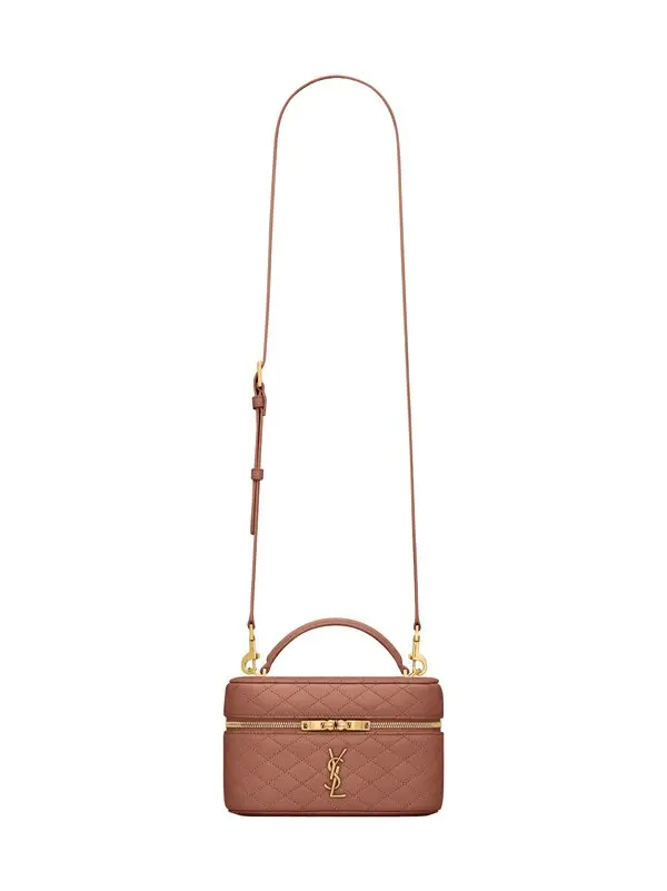 Saint Laurent Gaby Vanity In Lambskin - Barely Pink