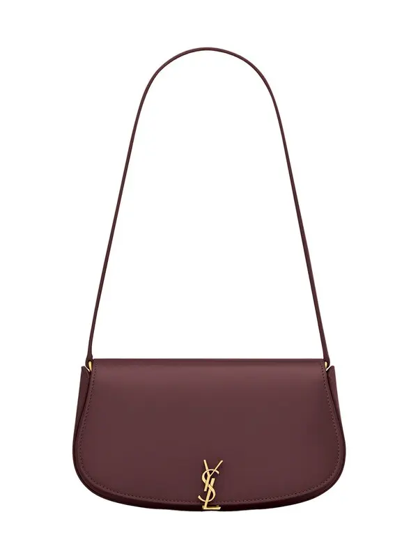 Saint Laurent Mini Voltaire Bag - Rouge Cabernet