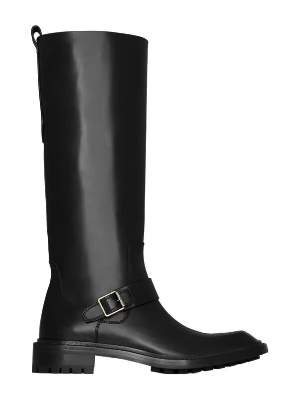 Saint Laurent Vadim Smooth Leather Boots - Black