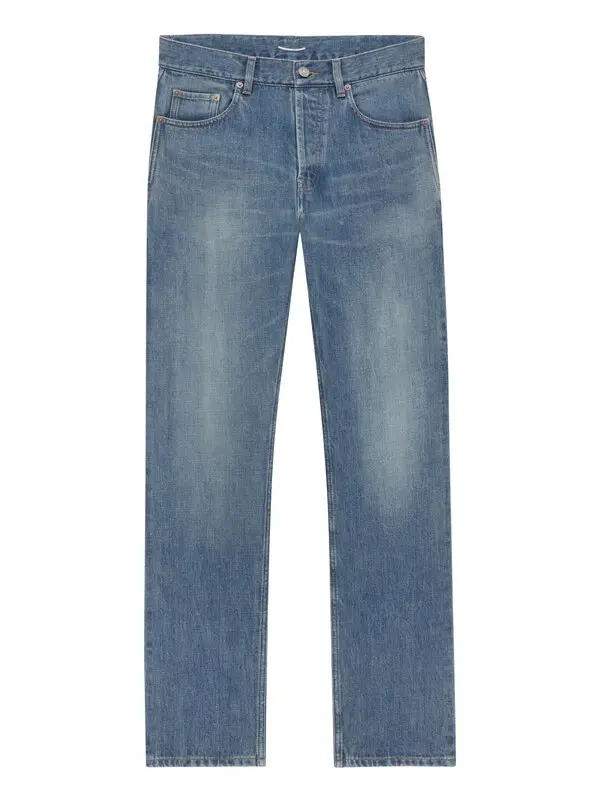 Saint Laurent Mick Long Jeans - Norvegian Blue