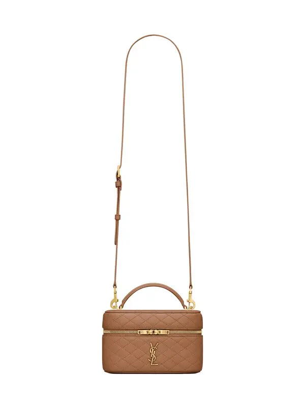 Saint Laurent Gaby Vanity In Lambskin - Fox