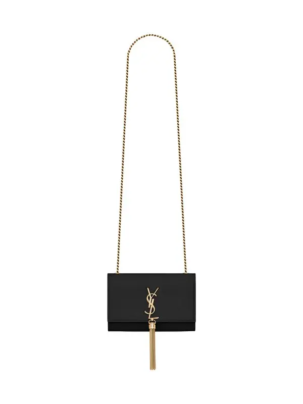 Saint Laurent Kate Small Tassel Bag - Black