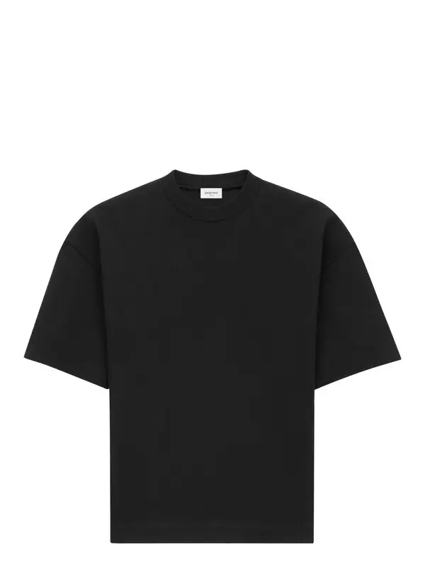 Saint Laurent Boxy Crewneck T-shirt - Noir