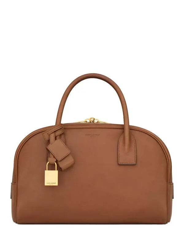 Saint Laurent Sac De Jour Boston Bag In Smooth Leather - Toasted Brown