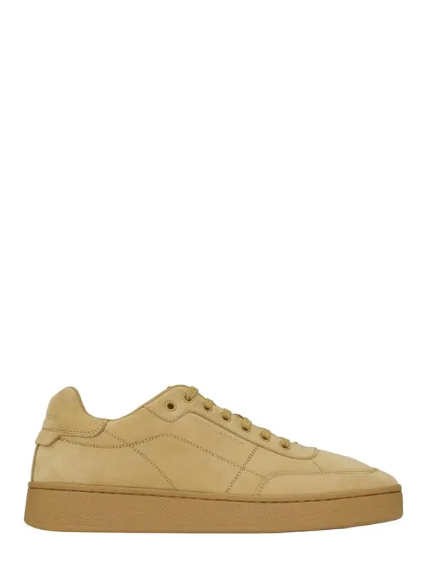 Saint Laurent Sl/61 Low-top Sneakers In Nubuck - Desert