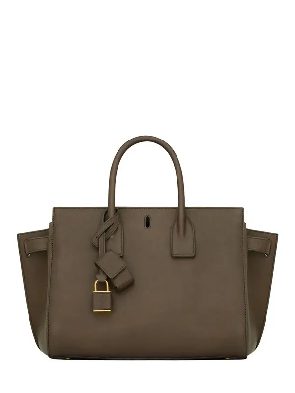 Saint Laurent Sac De Jour In Leather - Light Musk