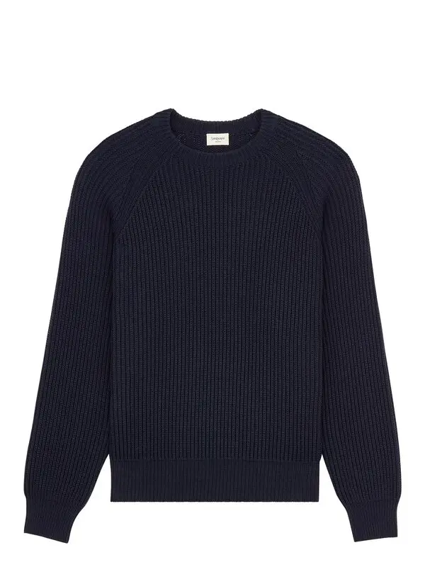 Saint Laurent Crewneck Sweater - Marine