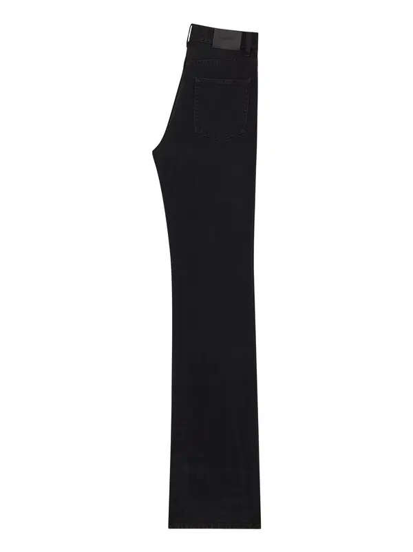 Saint Laurent 70's High-rise Flared Jeans - Old Black