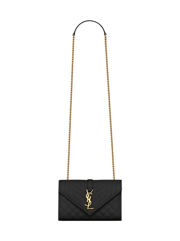 Saint Laurent Envelope Small Bag - Black
