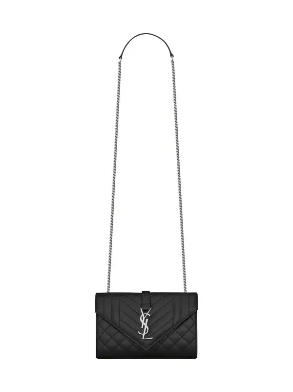Saint Laurent Envelope Small Bag - Black