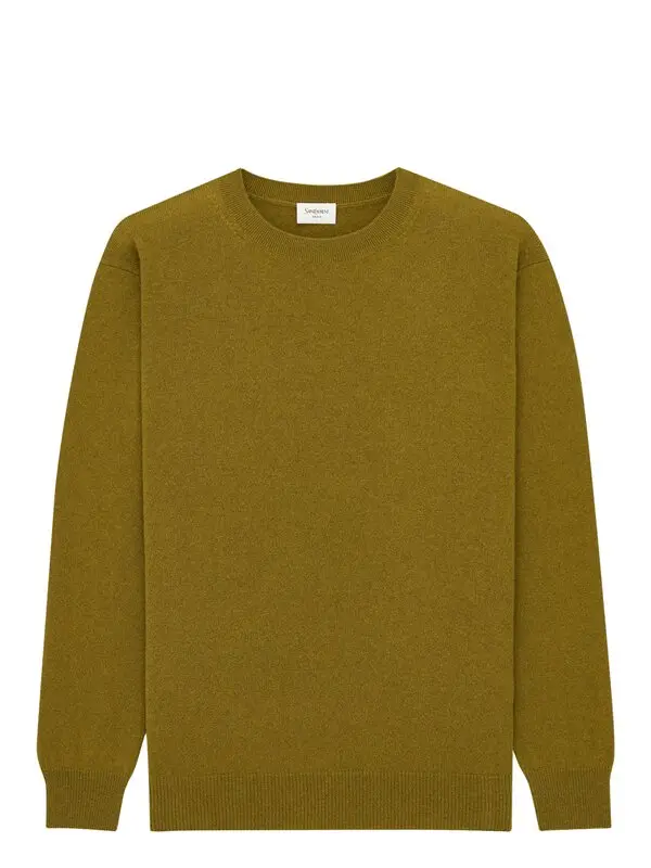 Saint Laurent Cashmere Sweater - Vert Olive