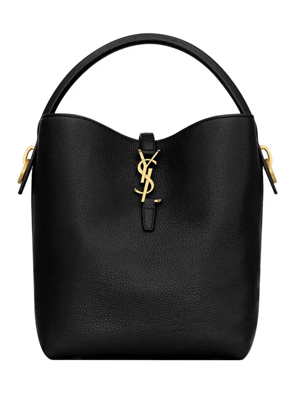 Saint Laurent Le 37 Supple Bucket Bag - Black
