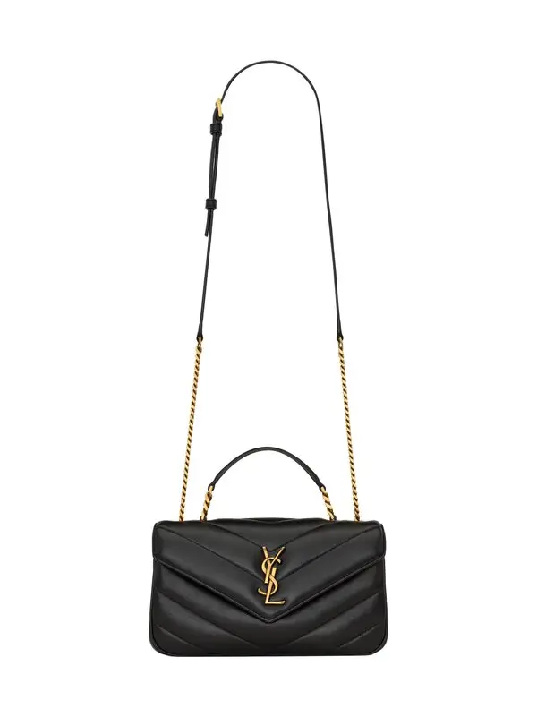 Saint Laurent Loulou Top-handle Bag - Black
