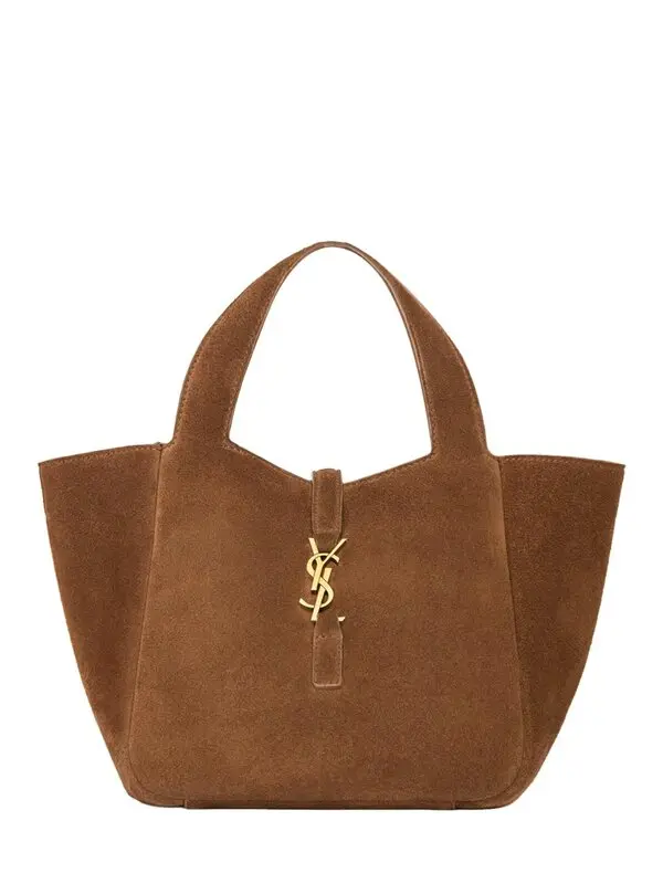 Saint Laurent Le 5 À 7 Baby Bea Suede Bag - Caramel Cognac