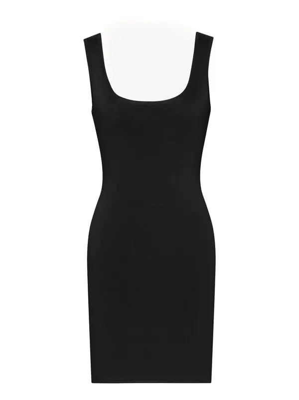 Saint Laurent Knit Tank Mini Dress - Noir