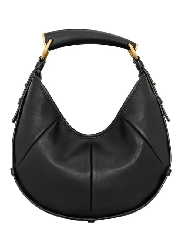 Saint Laurent Mombasa Small Hobo Bag - Black
