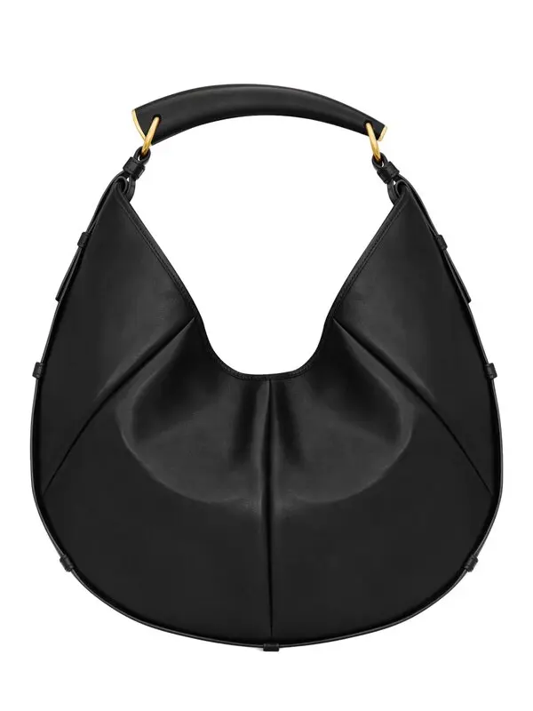 Saint Laurent Mombasa Medium Hobo Bag - Black