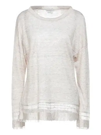BALLANTYNE Mélange Knit Sweater - Beige