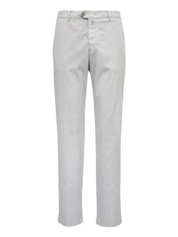 Kiton Belt-loop Buttoned Trousers - Grey