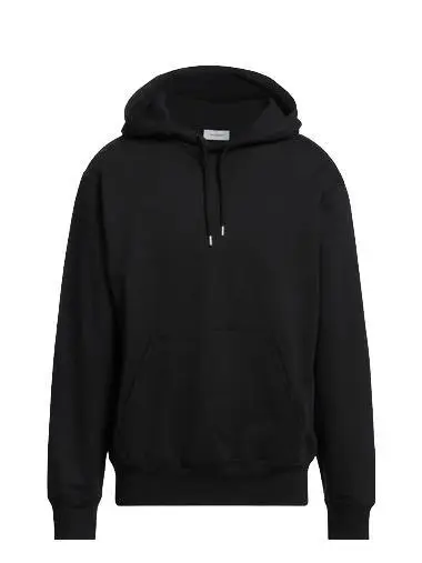 FERRAGAMO Cotton Fleece Hoodie With Appliqués And Kangaroo Pocket - Black