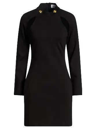 GAËLLE PARIS Cut-out Crewneck Mini Dress - Black