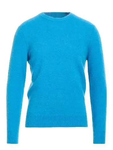 MASQ Alpaca Wool Blend Sweater - Blue