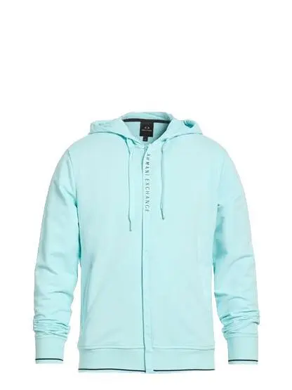 Armani Exchange Zip Up Hoodie - Turquoise