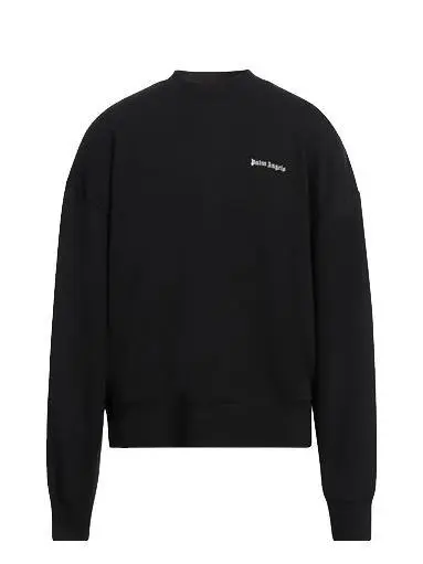Palm Angels Cotton Elastane Polyester Sweatshirt - Black