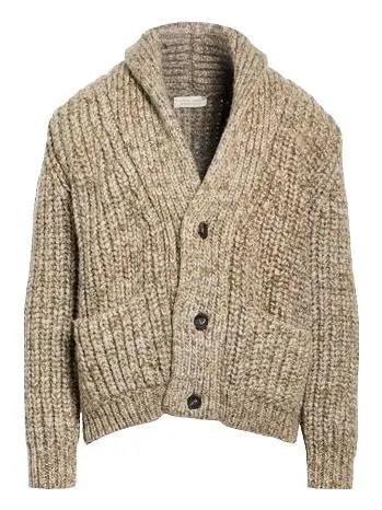 FILIPPO DE LAURENTIIS Virgin Wool Cardigan - Beige