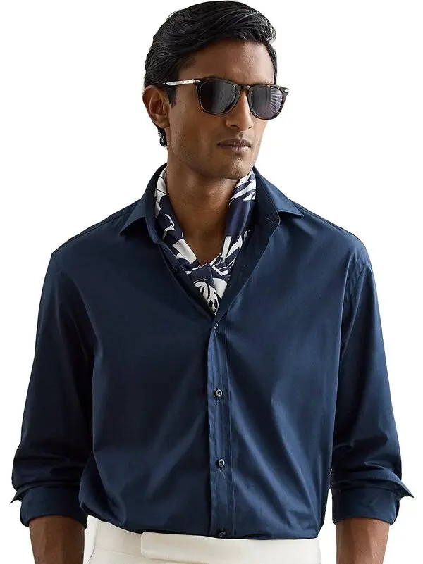 Ralph Lauren Poplin Shirt - Navy