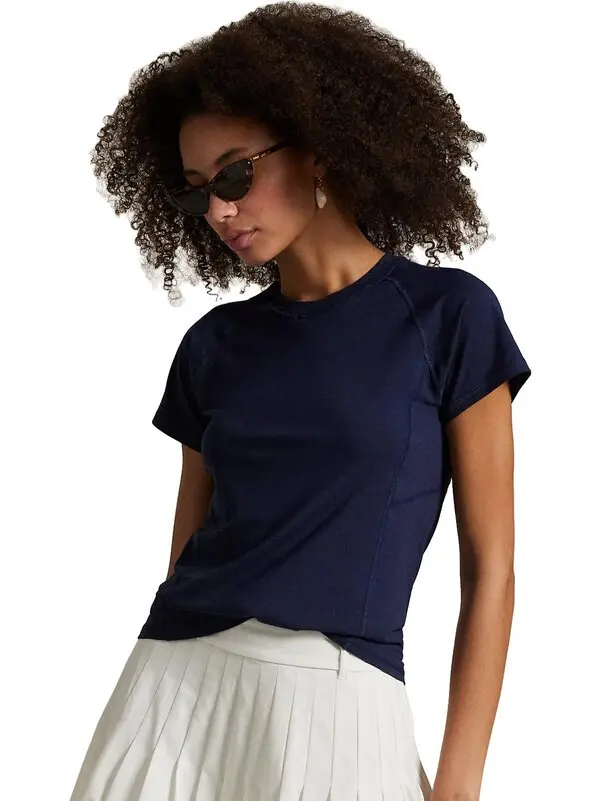 Ralph Lauren Performance Jersey Crewneck T-shirt - Refined Navy