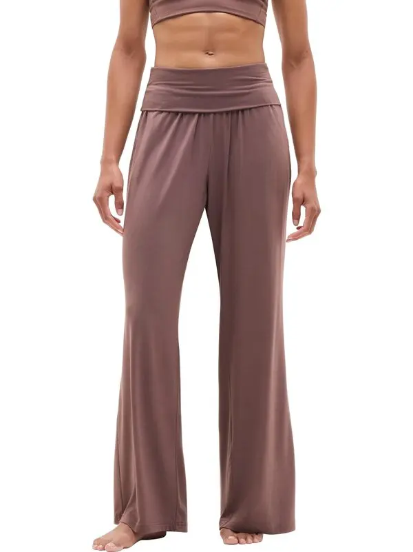 Athleta Dream Drape Mid Rise Pant - Driftwood