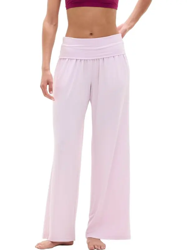 Athleta Dream Drape Mid Rise Pant - Ballet