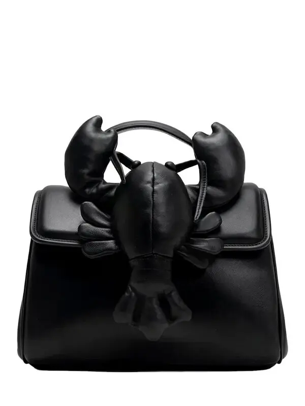 Mihara Yasuhiro Lobster Boston Tote Bag - Black