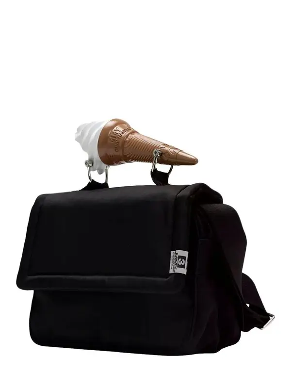 Mihara Yasuhiro Ice Cream Cone Handle Shoulder Bag - Black