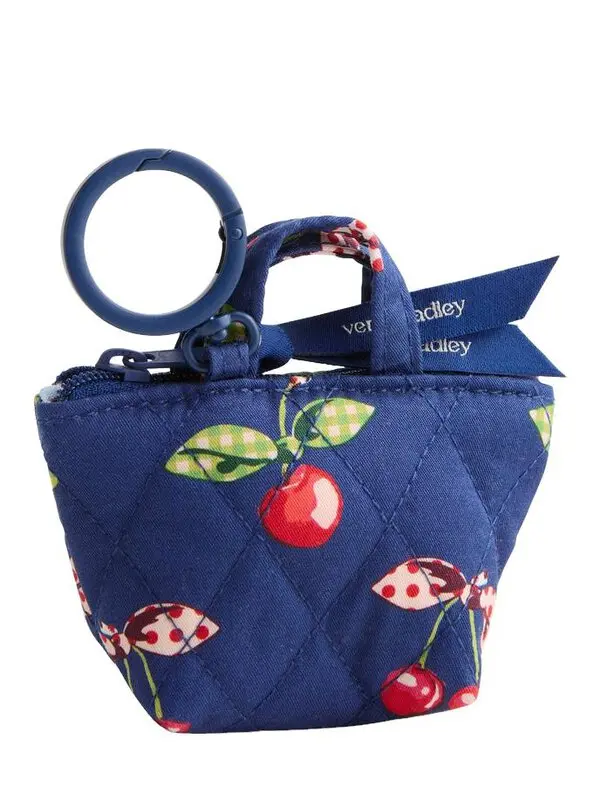 VERA BRADLEY Original Tote Bag Charm - Blue