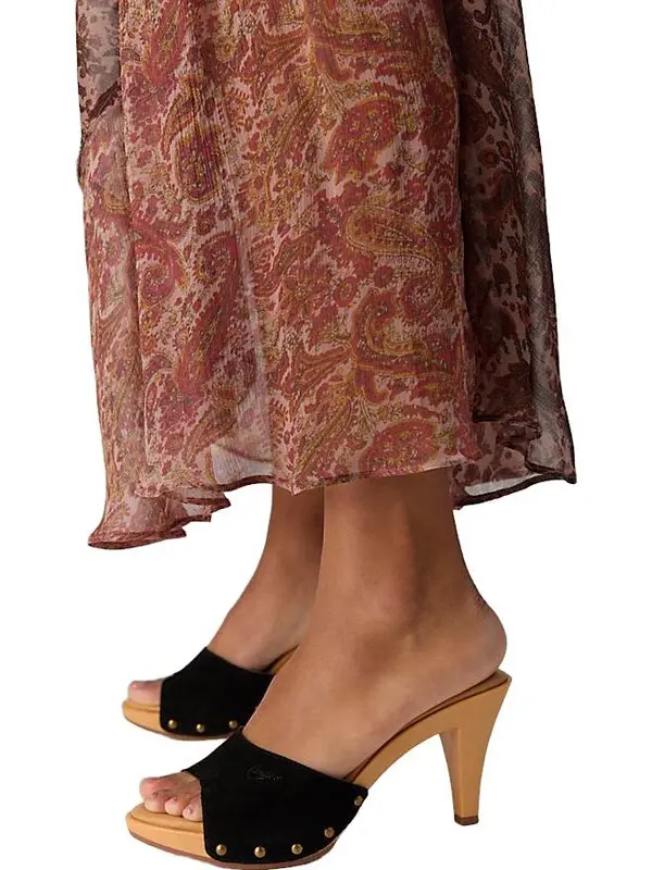 CANDIE'S Emiliana Clogs - Black Suede