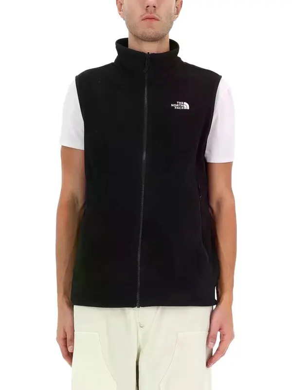 The North Face Zip-up Sleeveless Sweatshirt - Black