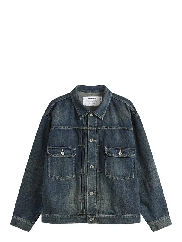NEIGHBORHOOD Washed Denim Type-2 Jacket - Indigo