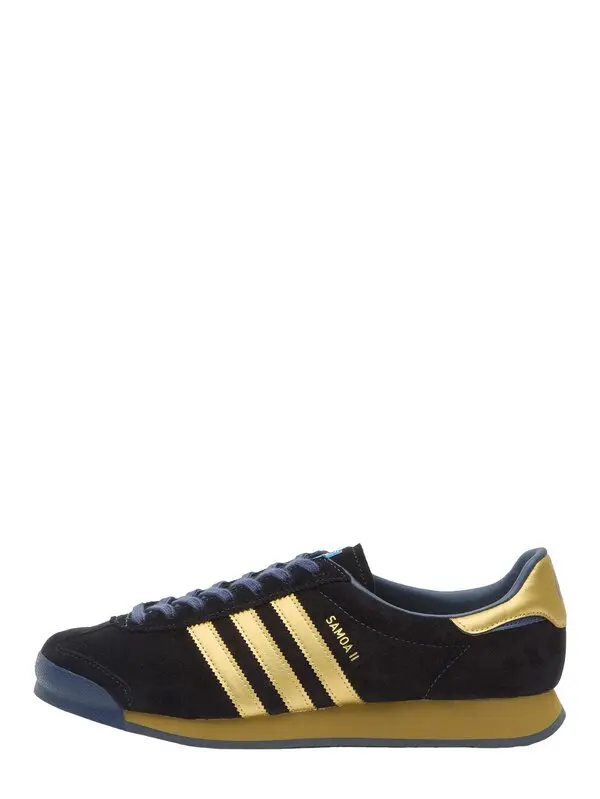 Adidas X Spzl Samoa Ii Sneaker - Tech Indigo/matte Gold/night Indigo